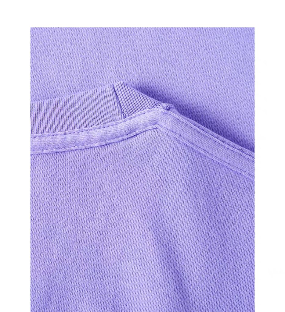T11 – ÁO THUN TRƠN UNISEX FORM SUÔNG MÀU TÍM NHẠT - The Tshirt You Love ...