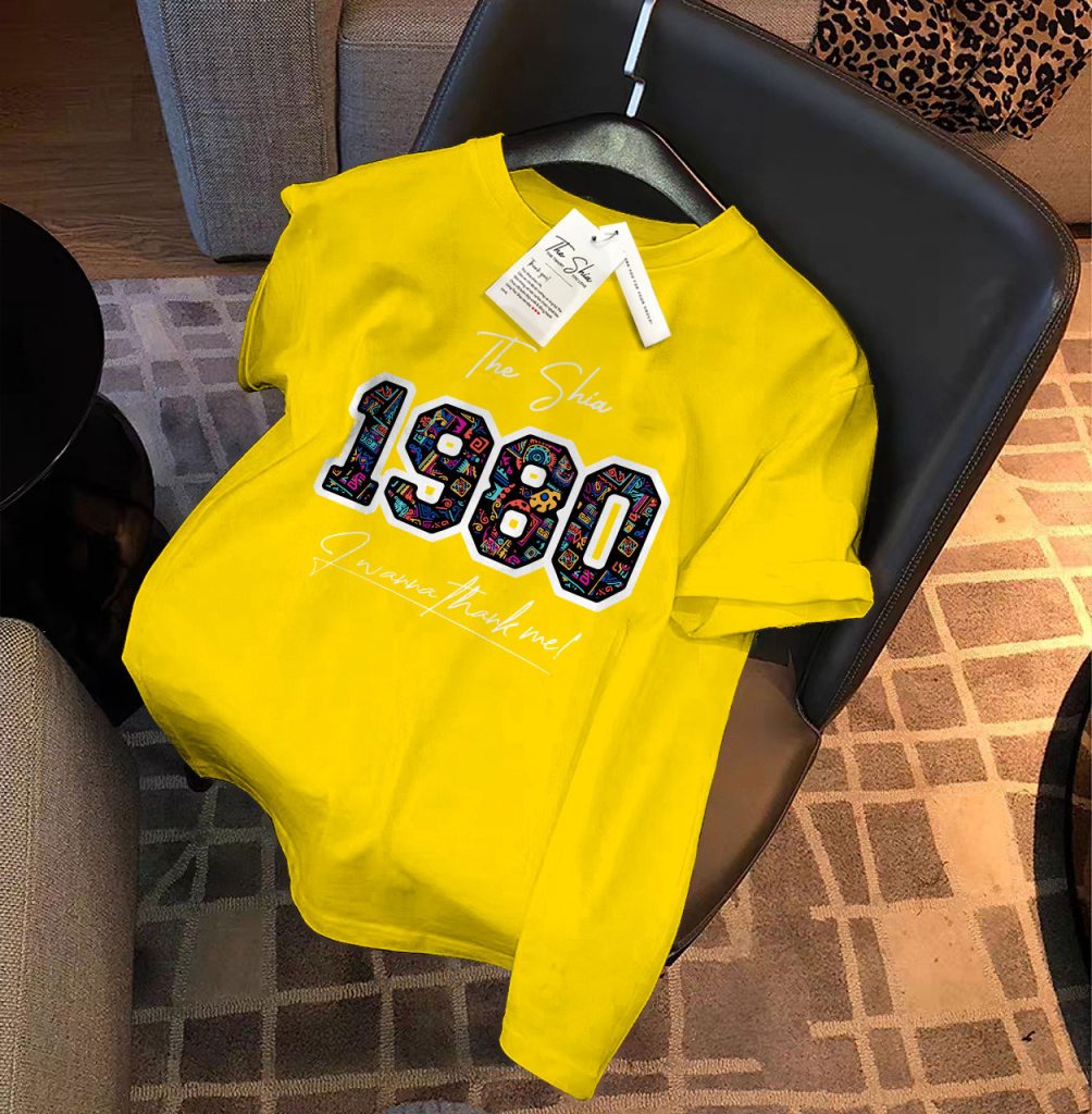 ÁO THUN NĂM SINH 1980 HỌA TIẾT THỔ CẨM - The Shia - The Tshirt You Love